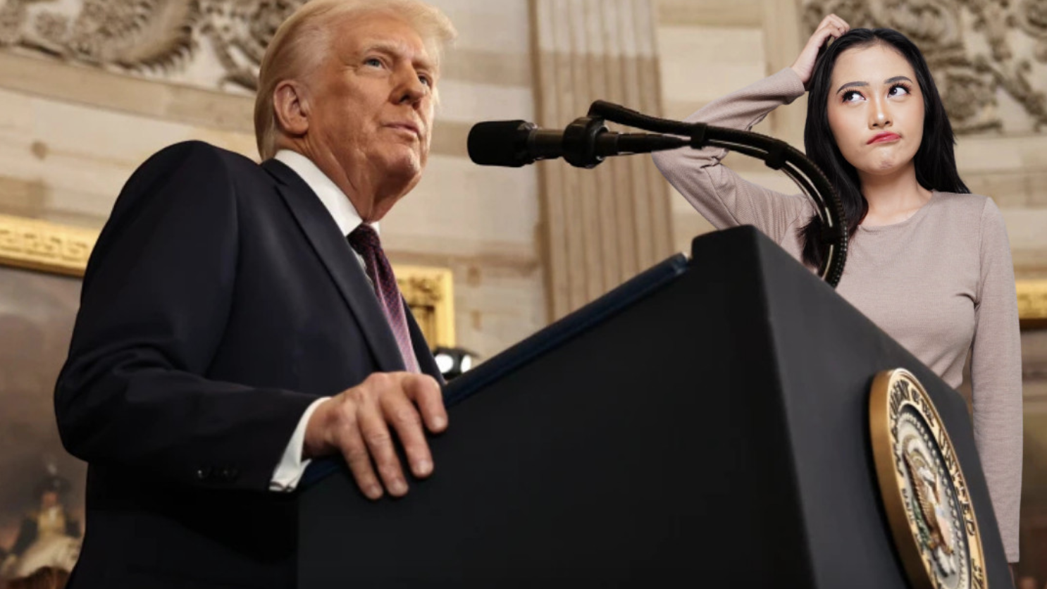 ASL Interpreter at Trump Inauguration Can’t Keep Pace with Incessant Non-sequiturs - The Squeaky ...